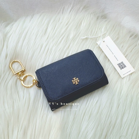 Tory Burch | Accessories | Nwt Tory Burch Emerson Flap Card Case Id ...
